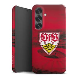 DeinDesign Galaxy S25 Handy Premium Case Smartphone Handyh&uuml;lle Schutzh&uuml;lle gl&auml;nzend Vfb Stuttgart Official Licensed Product Stadium Premium Case
