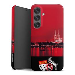 DeinDesign Galaxy S25 Handy Premium Case Smartphone Handyh&uuml;lle Schutzh&uuml;lle gl&auml;nzend 1. Fc K&ouml;ln Skyline Official Licensed Product Premium Case