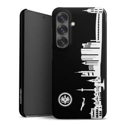 DeinDesign Galaxy S25 Handy Premium Case Smartphone Handyh&uuml;lle Schutzh&uuml;lle gl&auml;nzend Eintracht Frankfurt Sge Skyline Premium Case