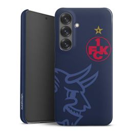 DeinDesign Galaxy S25 Handy Premium Case Smartphone Handyh&uuml;lle Schutzh&uuml;lle gl&auml;nzend Logo 1. Fc Kaiserslautern 1. Fck Premium Case