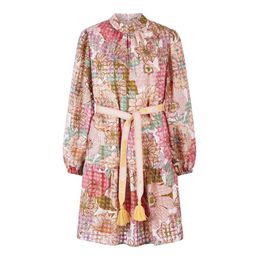 Rich & Royal Rich & Royal Kleid Damen Größe 36 hellgrün / koralle / pink / altrosa