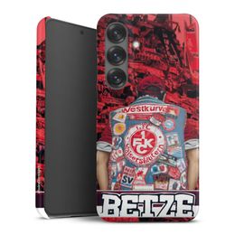 DeinDesign Galaxy S25 Handy Premium Case Smartphone Handyh&uuml;lle Schutzh&uuml;lle matt Official Licensed Product 1. Fc Kaiserslautern 1. Fck Premium Case