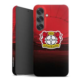 DeinDesign Galaxy S25 Handy Premium Case Smartphone Handyh&uuml;lle Schutzh&uuml;lle matt Bayer 04 Leverkusen Official Licensed Product Stadium Premium Case