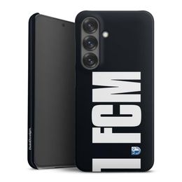 DeinDesign Galaxy S25 Handy Premium Case Smartphone Handyh&uuml;lle Schutzh&uuml;lle matt 1. Fcm 1. Fc Magdeburg Official Licensed Product Premium Case