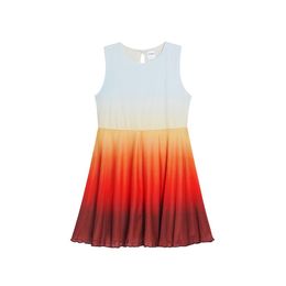 Desigual Kleid Mädchen Größe 122/128 pastellblau / orange / rot / burgunder