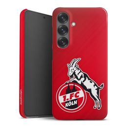 DeinDesign Galaxy S25 Handy Premium Case Smartphone Handyh&uuml;lle Schutzh&uuml;lle gl&auml;nzend 1. Fc K&ouml;ln Effzeh Official Licensed Product Premium Case