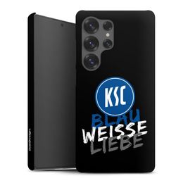 DeinDesign Galaxy S25 Ultra Handy Premium Case Smartphone Handyh&uuml;lle Schutzh&uuml;lle matt Ksc Karlsruher Sc Official Licensed Product Premium Case