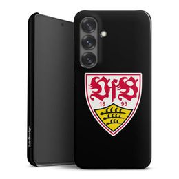DeinDesign Galaxy S25 Handy Premium Case Smartphone Handyh&uuml;lle Schutzh&uuml;lle gl&auml;nzend Vfb Stuttgart Coat Of Arms Official Licensed Product Premium Case