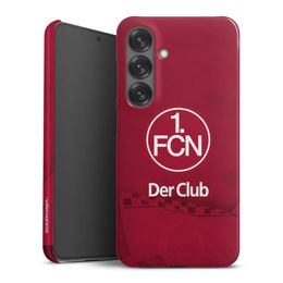 DeinDesign Galaxy S25 Handy Premium Case Smartphone Handyh&uuml;lle Schutzh&uuml;lle gl&auml;nzend Official Licensed Product 1. Fc N&uuml;rnberg Bundesliga Premium Case