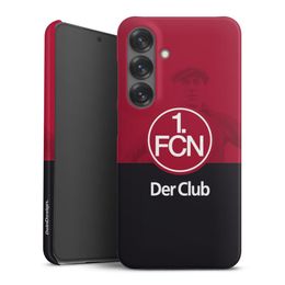 DeinDesign Galaxy S25 Handy Premium Case Smartphone Handyh&uuml;lle Schutzh&uuml;lle matt Official Licensed Product Der Club 1. Fc N&uuml;rnberg Premium Case