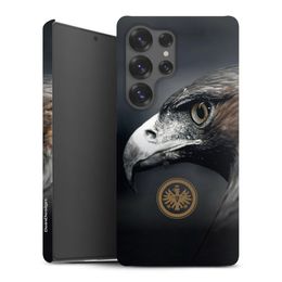 DeinDesign Galaxy S25 Ultra Handy Premium Case Smartphone Handyh&uuml;lle Schutzh&uuml;lle matt Eintracht Frankfurt Eagle Official Licensed Product Premium Case