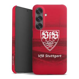 DeinDesign Galaxy S25 Handy Premium Case Smartphone Handyh&uuml;lle Schutzh&uuml;lle matt Stadium Official Licensed Product Vfb Stuttgart Premium Case