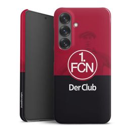 DeinDesign Galaxy S25 Handy Premium Case Smartphone Handyh&uuml;lle Schutzh&uuml;lle gl&auml;nzend Official Licensed Product Der Club 1. Fc N&uuml;rnberg Premium Case