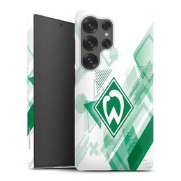 DeinDesign Galaxy S25 Ultra Handy Premium Case Smartphone Handyh&uuml;lle Schutzh&uuml;lle matt Official Licensed Product Sv Werder Bremen Muster Premium Case
