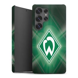 DeinDesign Galaxy S25 Ultra Handy Premium Case Smartphone Handyh&uuml;lle Schutzh&uuml;lle matt Sv Werder Bremen Coat Of Arms Official Licensed Product Premium Case