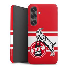 DeinDesign Galaxy S25 Handy Premium Case Smartphone Handyh&uuml;lle Schutzh&uuml;lle gl&auml;nzend Official Licensed Product Coat Of Arms 1. Fc K&ouml;ln Premium Case