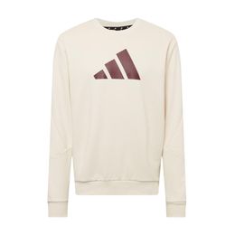 adidas Performance Sportsweatshirt 'Future Icons' Herren Größe XS beige / weinrot