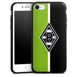 DeinDesign iPhone SE (2022) Handy Slim Case extra d&uuml;nn Silikon Handyh&uuml;lle schwarz H&uuml;lle Gladbach Bundesliga Borussia M&ouml;nchengladbach Silikon Slim Case