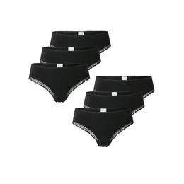 Schiesser Thong ' Cheeky String ' female Black size 40