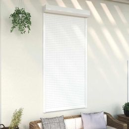 vidaXL Rollladen Aluminium 110x220 cm Weiß