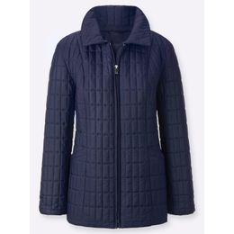 WITT Damen Steppjacke mit kn&ouml;pfbarer Innentasche, marine, Gr&ouml;&szlig;e 42