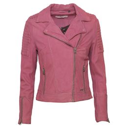 Lederjacke Maze "42021147", Damen, Gr. S, lila (schwarz orchid), Obermaterial: 100% Lammleder. Innenfutter: 100% Baumwolle. &Auml;rmelfutter: 100% Polyester, Jacken