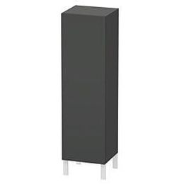 Duravit L-Cube Halbhochschrank LC1178R4949 40x36,3x132cm, Tür rechts, graphit matt