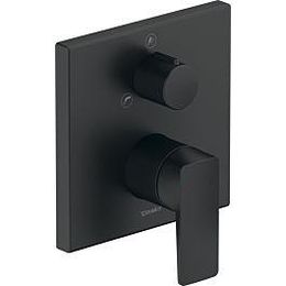 Duravit Manhattan Fertigmontageset MH5210012046 Unterputz-Wannenarmatur, Umstellventil, schwarz matt