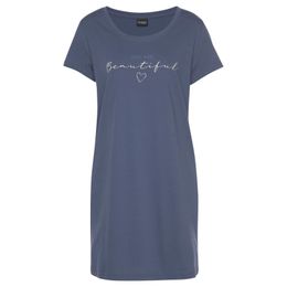 Vivance Dreams by Lascana Damen Bigshirt, blau, Gr&ouml;&szlig;e 44/46