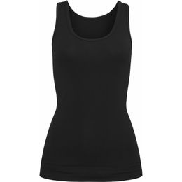 H.I.S. H.I.S Damen Unterhemd, schwarz, Gr&ouml;&szlig;e 44/46