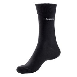 Bench. Herren Basicsocken, 4x schwarz, Gr&ouml;&szlig;e 47/48