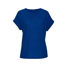 Vivance Damen T-Shirt, royalblau, creme, Gr&ouml;&szlig;e 40/42