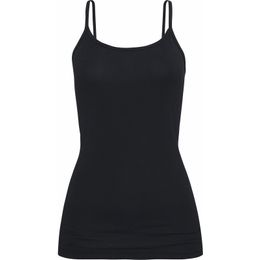 H.I.S. H.I.S Damen Unterhemd, schwarz, Gr&ouml;&szlig;e 32/34
