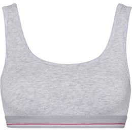 H.I.S. H.I.S Damen Bustier, schwarz, grau-meliert, Gr&ouml;&szlig;e 36/38