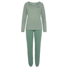 Vivance Dreams by Lascana Damen Pyjama, gr&uuml;n, Gr&ouml;&szlig;e 40/42