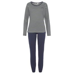 Vivance Dreams by Lascana Damen Pyjama, dunkelblau, Gr&ouml;&szlig;e 32/34