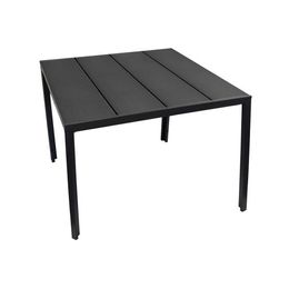 Expo-Börse Kynast Gartentisch Aluminium 90 x 90 cm Nonwood anthrazit/schwarz