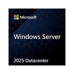 Microsoft Windows Server Datacenter 2025 Standard AddOn, Betriebssystem-Software Deutsch, 4 CPU, NoMedia, NoKey