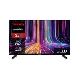 Telefunken QF32AN750S, QLED-Fernseher 80 cm (32 Zoll), schwarz, FullHD, Triple Tuner, Mediaplayer, Smart-TV