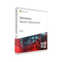Microsoft Windows Server 2025 Datacenter 16 Core, Betriebssystem-Software Deutsch, DVD-ROM, DVD