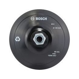 Bosch PRO Backing Pad, Gummi-Schleifteller &Oslash; 125mm schwarz, weich, f&uuml;r Winkelschleifer