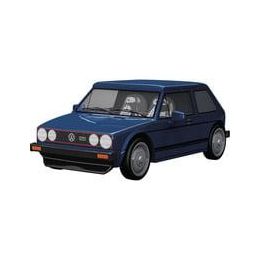 Cobi Volkswagen Golf GTI (1976-1983), Konstruktionsspielzeug blau, Ma&szlig;stab 1:35