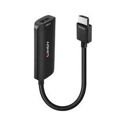 Lindy Konverter HDMI 4K60 > DisplayPort 1.2 schwarz, 16cm