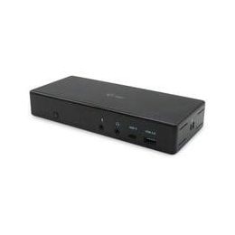 i-tec USB-C Quattro Display Docking Station, Dockingstation schwarz, HDMI, DIsplayPort, USB