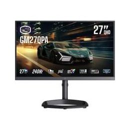 Cooler Master GM27QPA, Gaming-Monitor 68.6 cm (27 Zoll), schwarz, QHD, IPS, Adaptive-Sync, 240Hz Panel