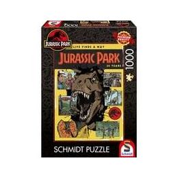 Schmidt Spiele Jurassic Park: 30 Jahre Jurassic Park - Life Finds a Way, Puzzle 1000 Teile