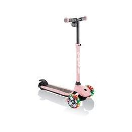 Globber One K E-Motion Plus 4 Plus, E-Scooter rosa, mit Leuchtrollen