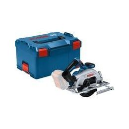 Bosch Akku-Handkreiss&auml;ge GKS 18V-57-2 Professional solo blau/schwarz, ohne Akku und Ladeger&auml;t, in L-BOXX