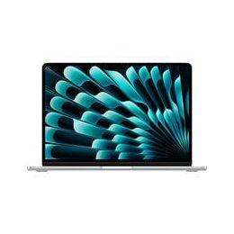 Apple MacBook Air 34,5 cm (13,6") 2025, Notebook silber, 16 GB, 512 GB (512 GB SSD), M4, MacOS, Deutsch