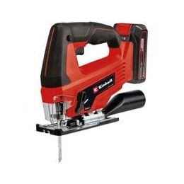 Einhell Power X-Change Akku-Stichs&auml;ge TC-JS 18 Li, 18Volt rot/schwarz, Li-Ionen Akku 2,5Ah, Koffer E-Box Basic